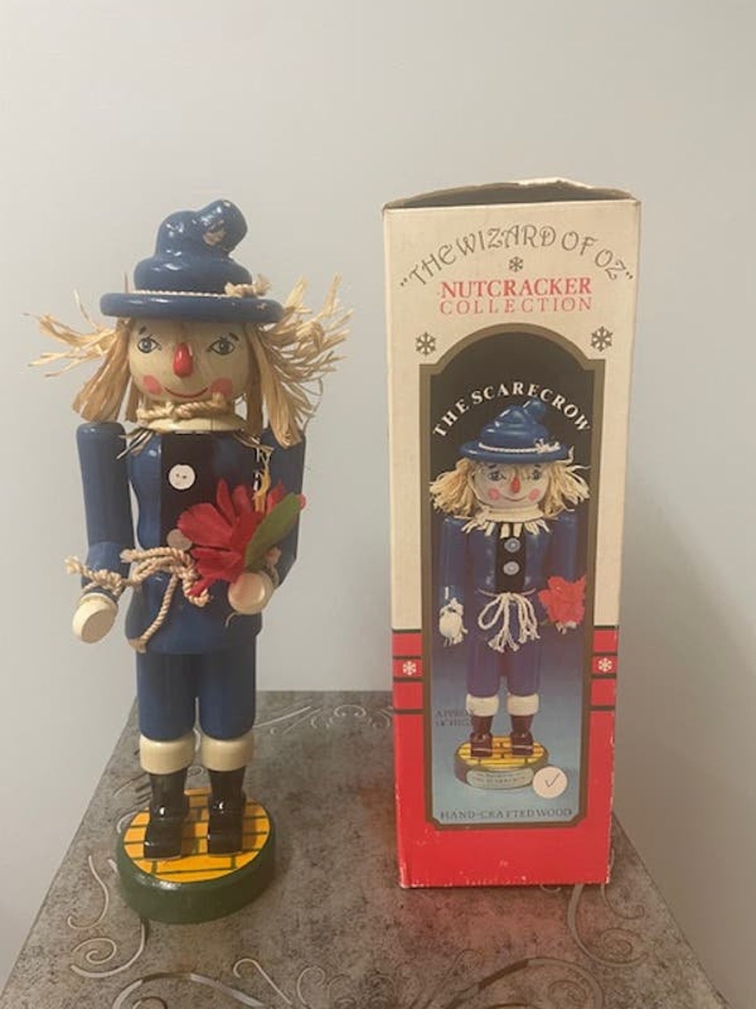 Vintage Kurt S. Adler Wizard of Oz Scarecrow Nutcracker With Open Box ...