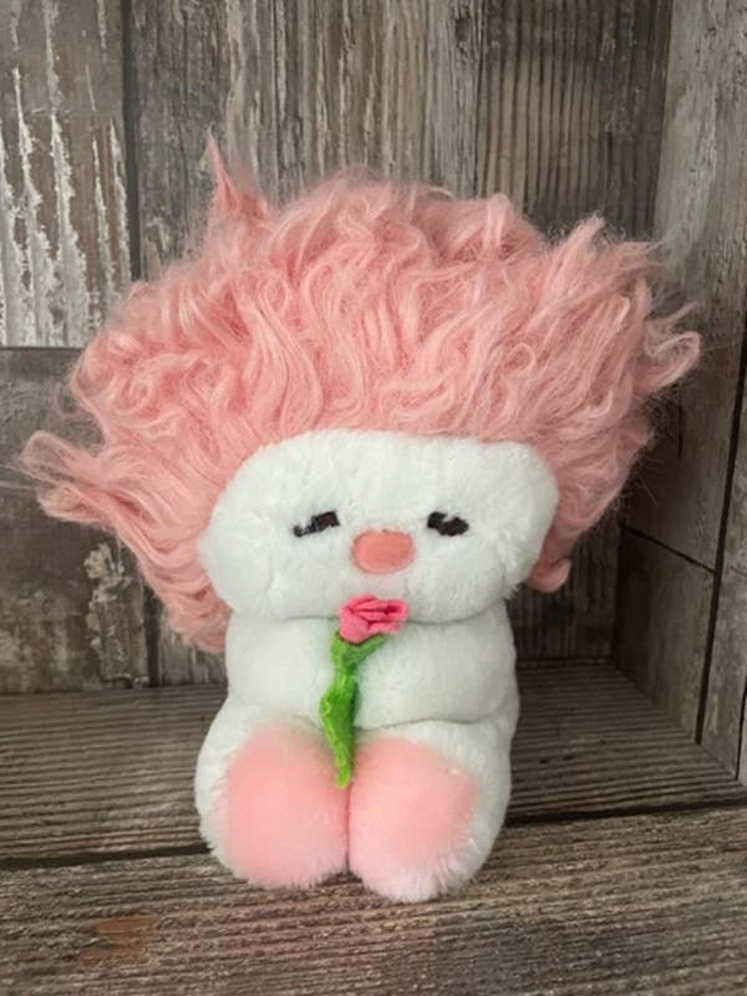 Vintage 1982 Dakin Pink Frou Frou Plush - Etsy