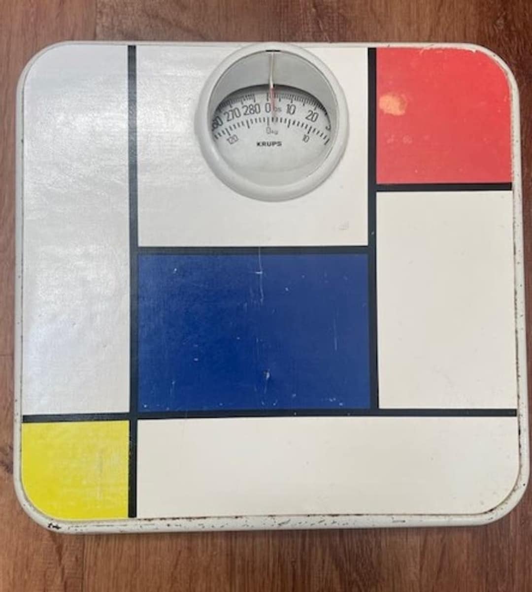 Vintage MCM Mondrian Style Krups Scale - Weighs in LBS & KG - Working ...