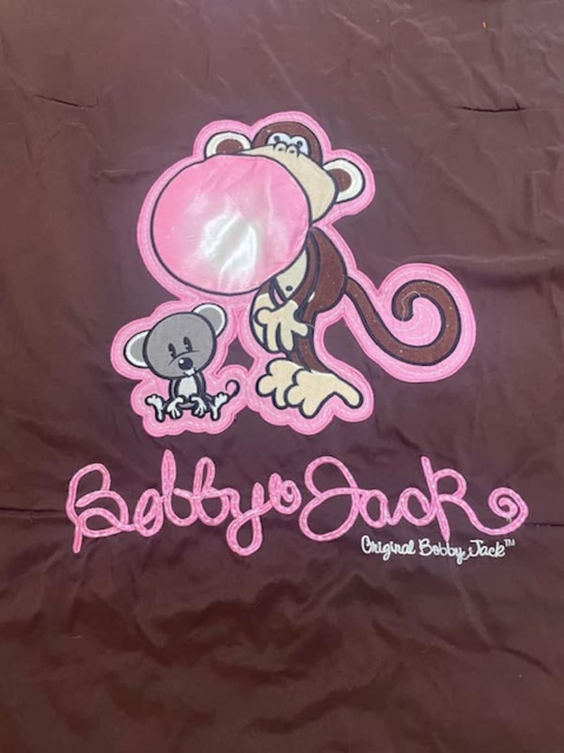 Y2K 2000s Original Bobby Jack Burst My Bubble Brown Pink Twin Comforter ...