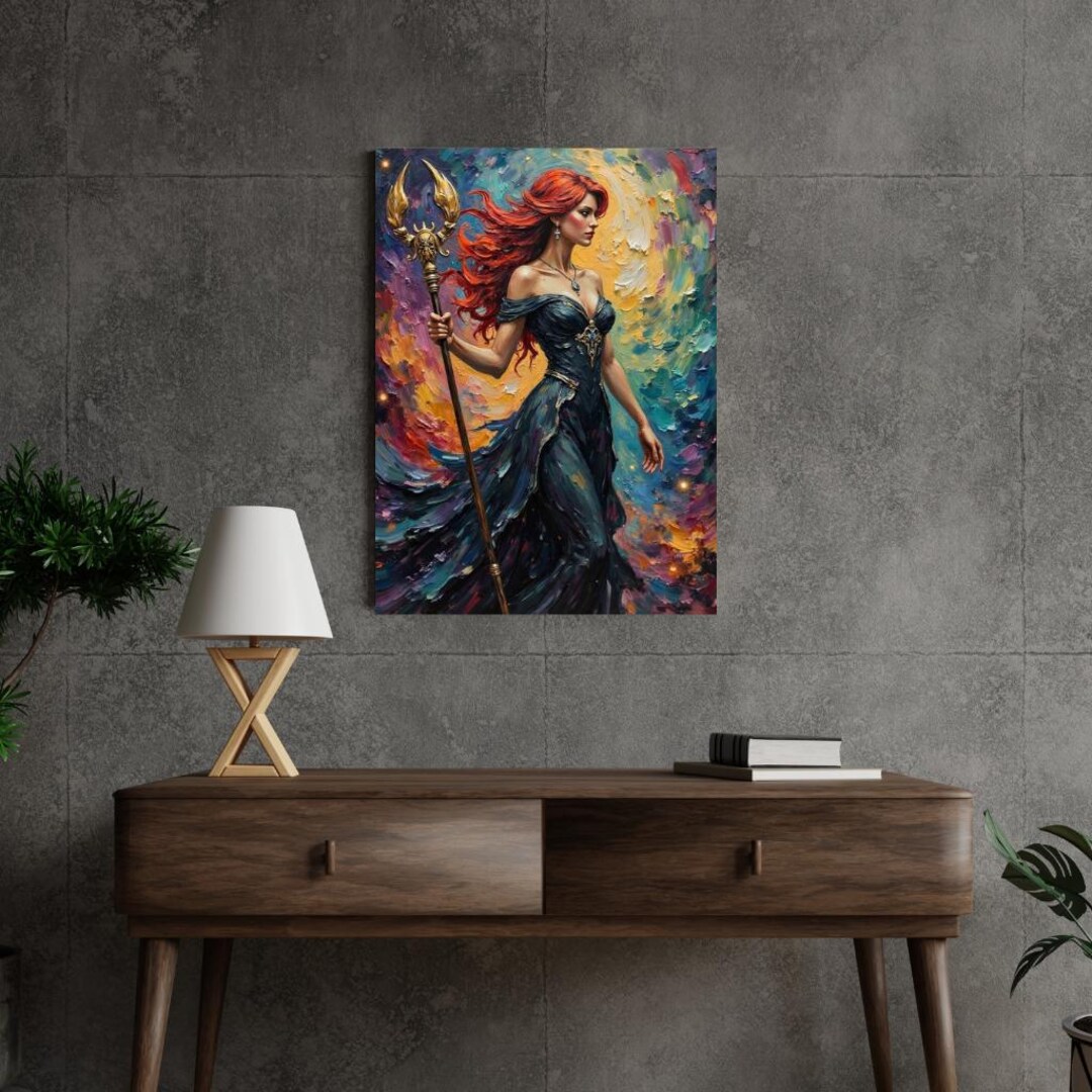 Zodiac Scorpio Goddess Princess Wall Art, Enchanting Princess Artwork ...