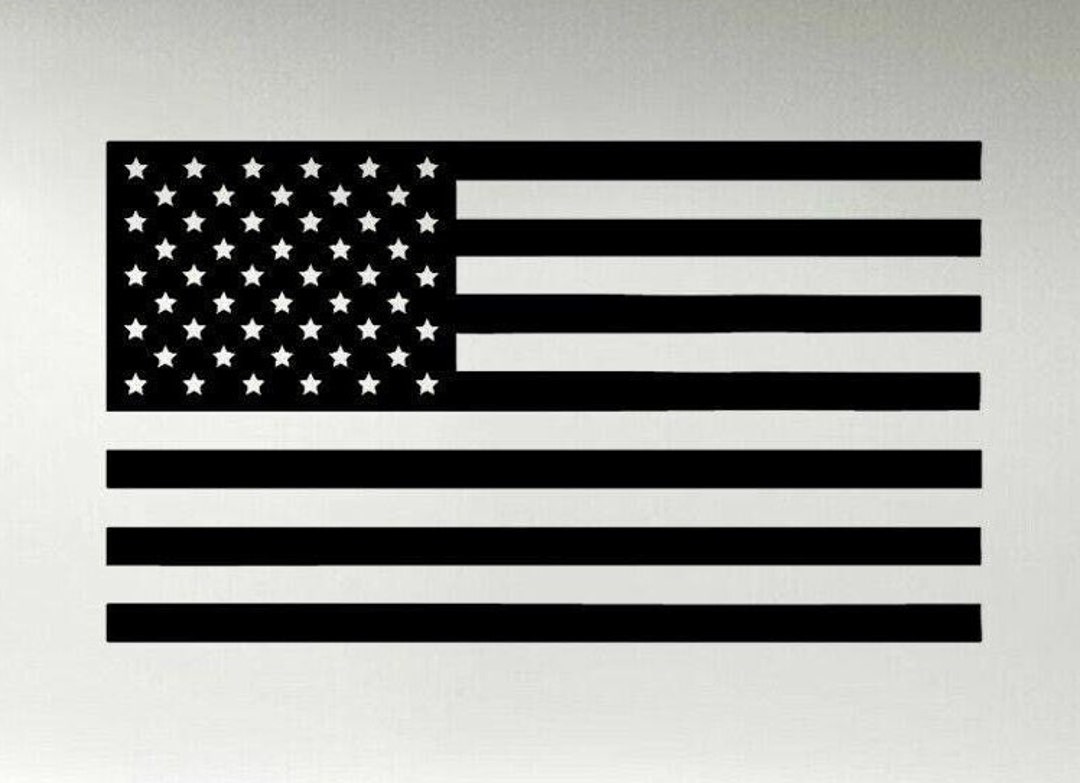 American Flag Decal Stars and Stripes Vinyl Decal Car Window Decal ...
