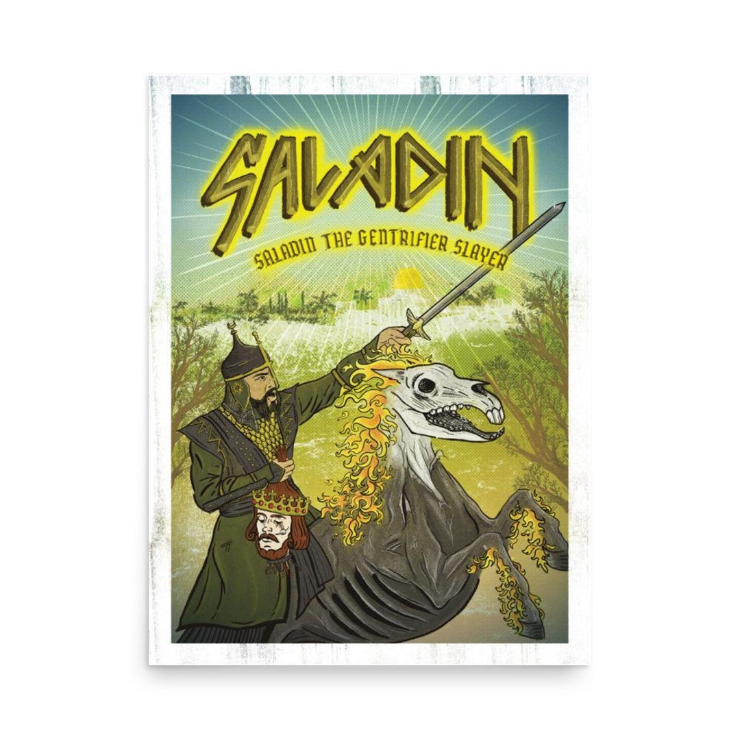 Saladin, the Gentrifier Slayer ⎮ Poster - Etsy