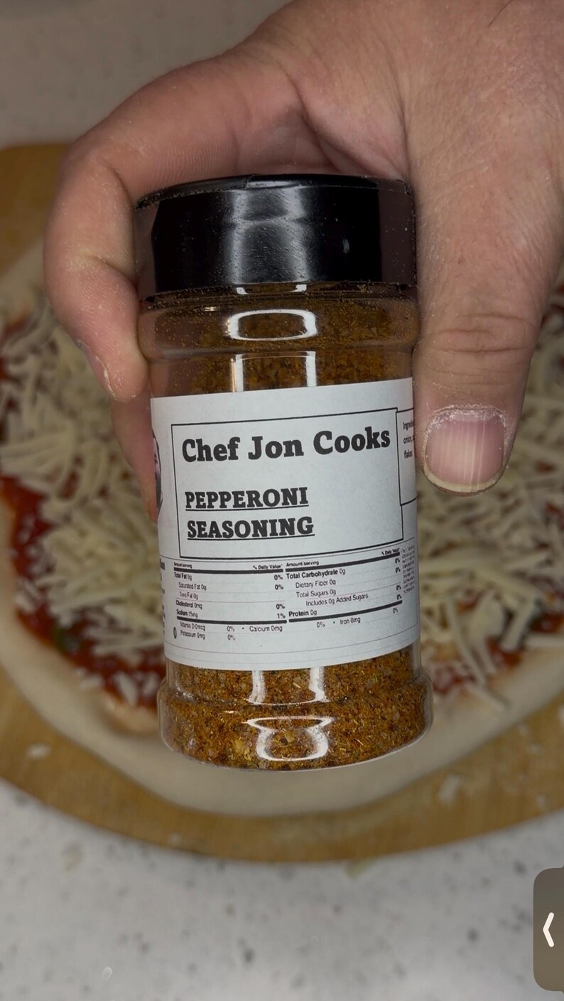 Chef Jon Cooks Vegan Pepperoni Seasoning - Etsy
