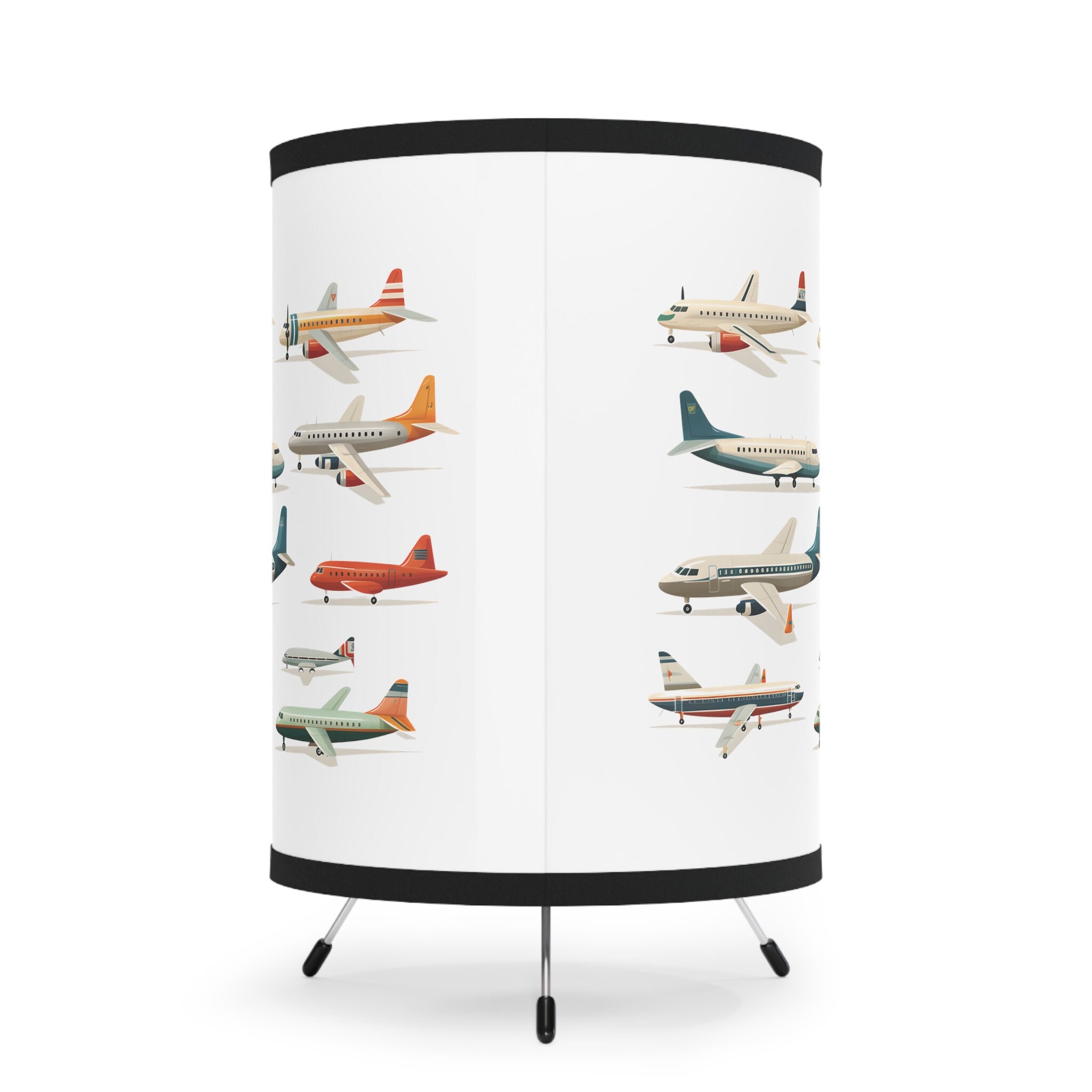 Airplane Desk Lamp, Table Lamp With Planes, Vintage Airplane Lamp ...