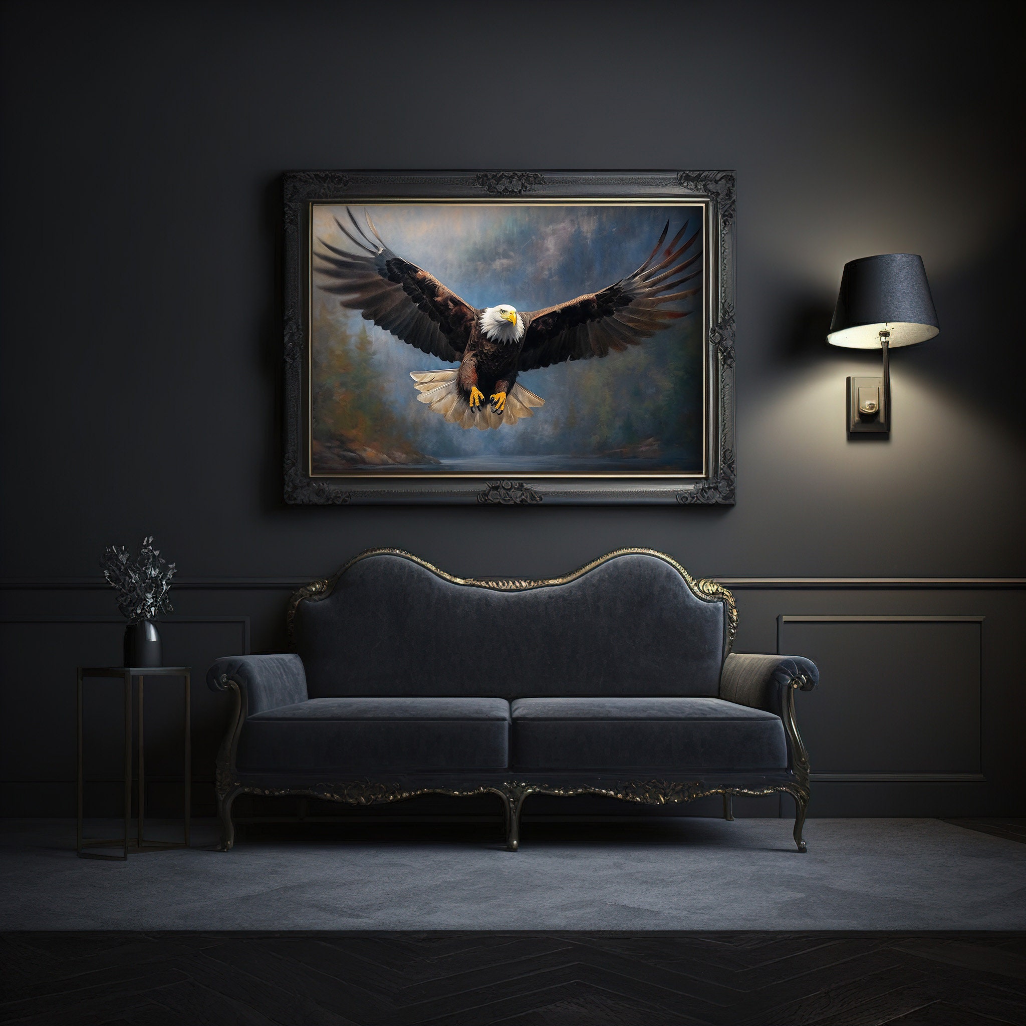 Bald Eagle Printable Wall Art, Eagle Digital Download, Printable Art ...