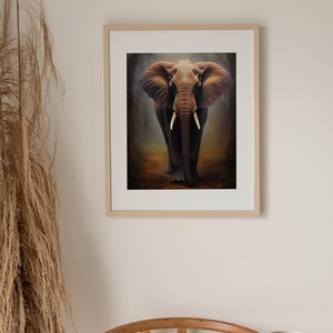 Printable Elephant, Elephant Digital Download, Printable Art, Elephant ...