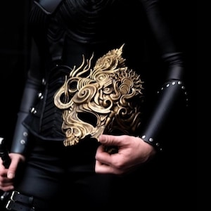 STL Golden Dread Trove Mask 3D Print File Bookish Fan Art Cosplay Witch ...