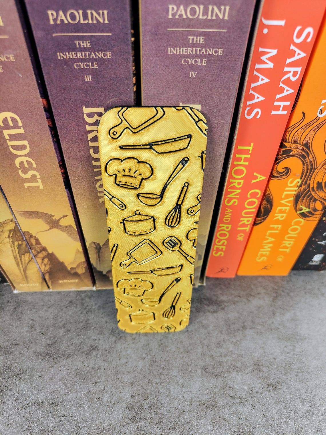 Cooking Bookmark 3D Printed - Cute Kitchen Design - Etsy