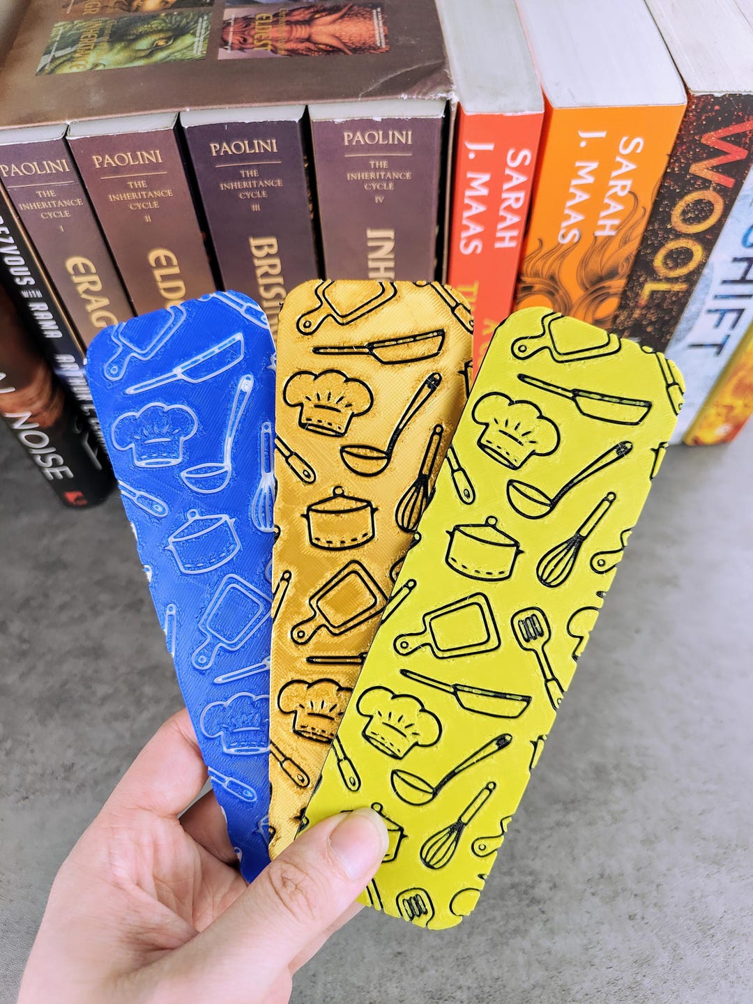 Cooking Bookmark 3D Printed - Cute Kitchen Design - Etsy