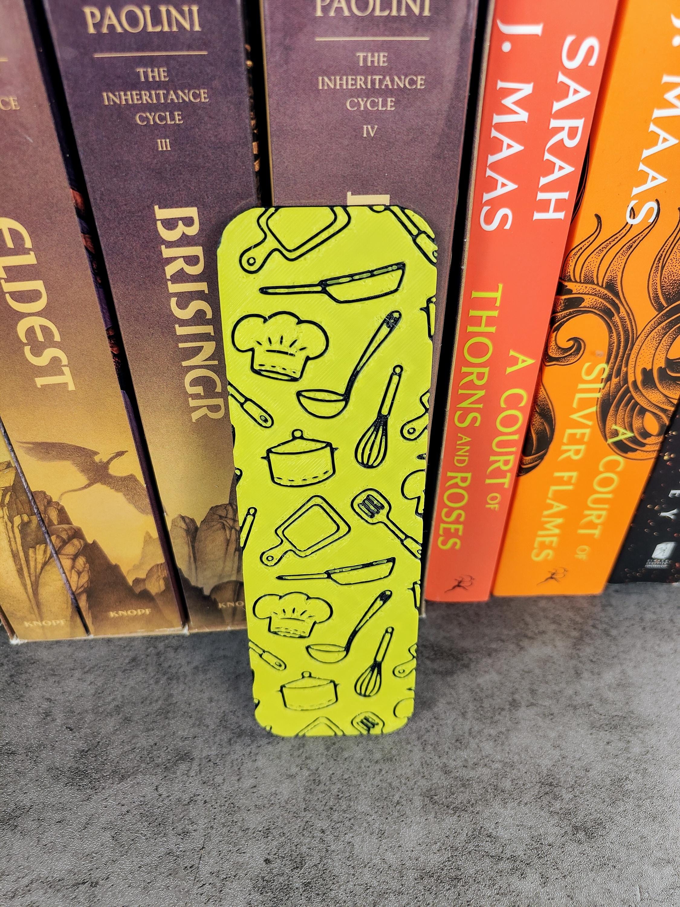 Cooking Bookmark 3D Printed - Cute Kitchen Design - Etsy