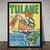 1946 TULANE GREEN WAVE Football Program Print - Vintage Football Decor ...
