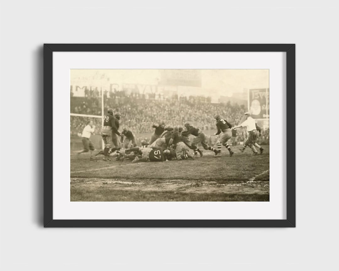 VINTAGE FOOTBALL Print - Vintage Football Decor, NFL Poster, Football ...