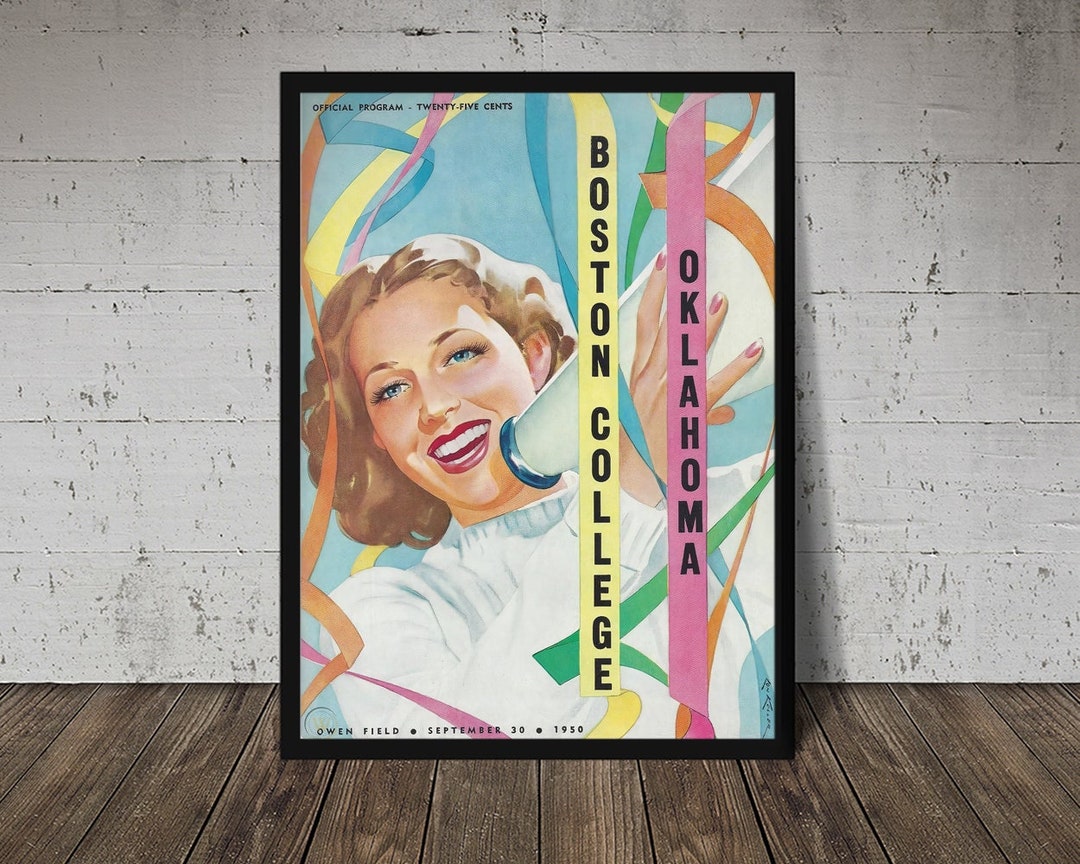1950 OKLAHOMA SOONERS Print - Oklahoma Football - Digital Download ...