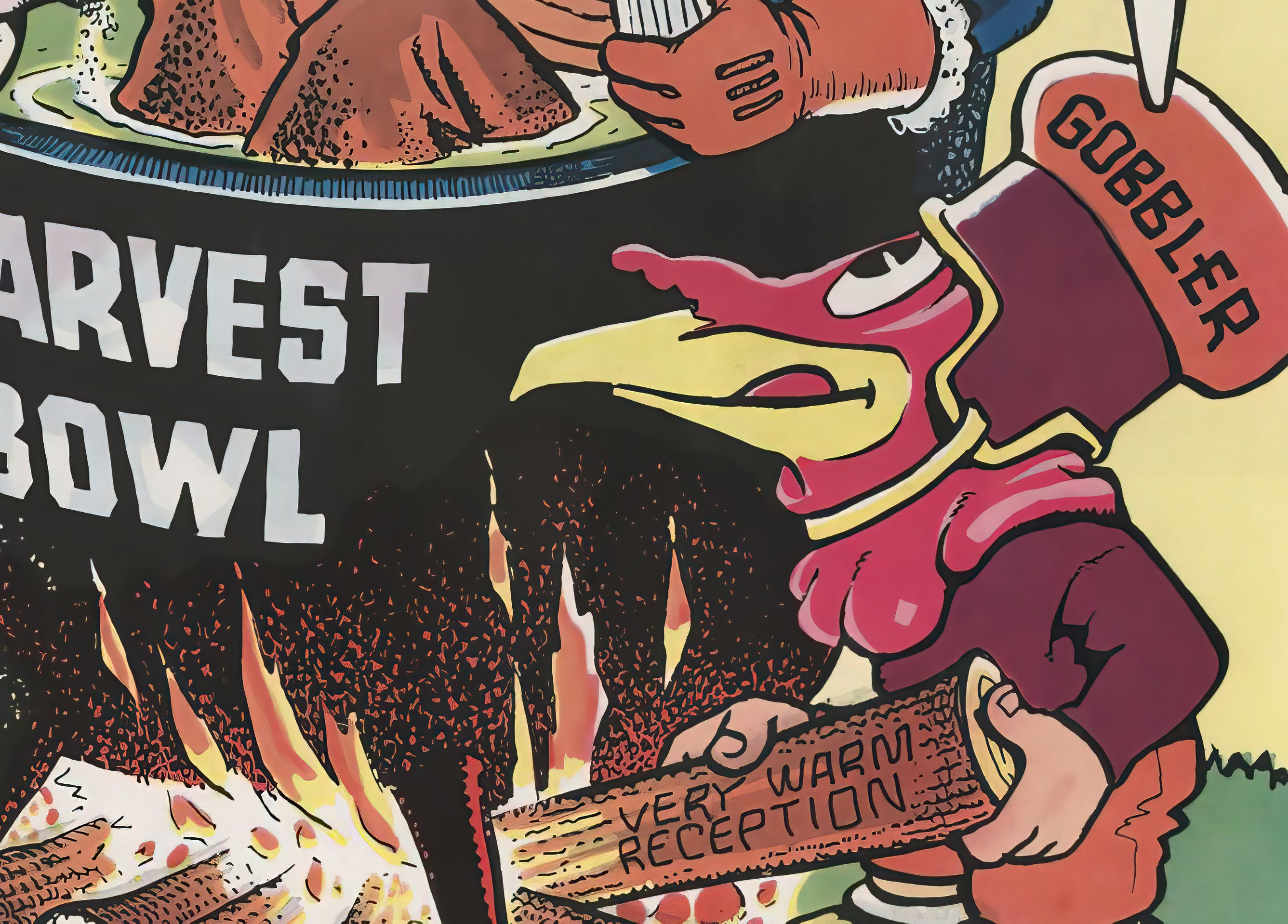 1958 VIRGINIA TECH HOKIES Print Vintage Football Decor, Football Print ...