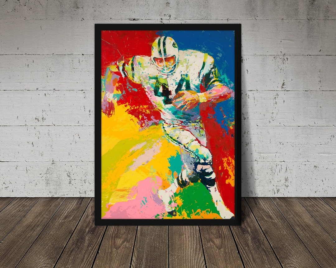1972 NEW YORK JETS Joe Riggins Print - Digital Download, Vintage ...