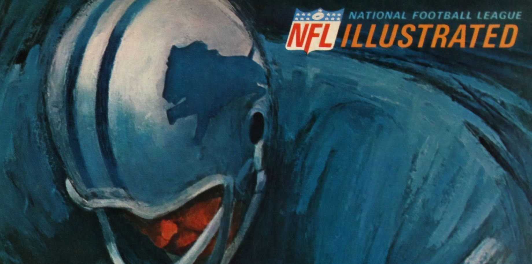 1966 Detroit Lions Print - Vintage Football Poster Art - Etsy