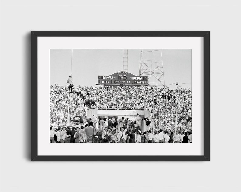 1966 RED RIVER SHOOTOUT Photo Oklahoma Sooners Vs. Texas Longhorns ...