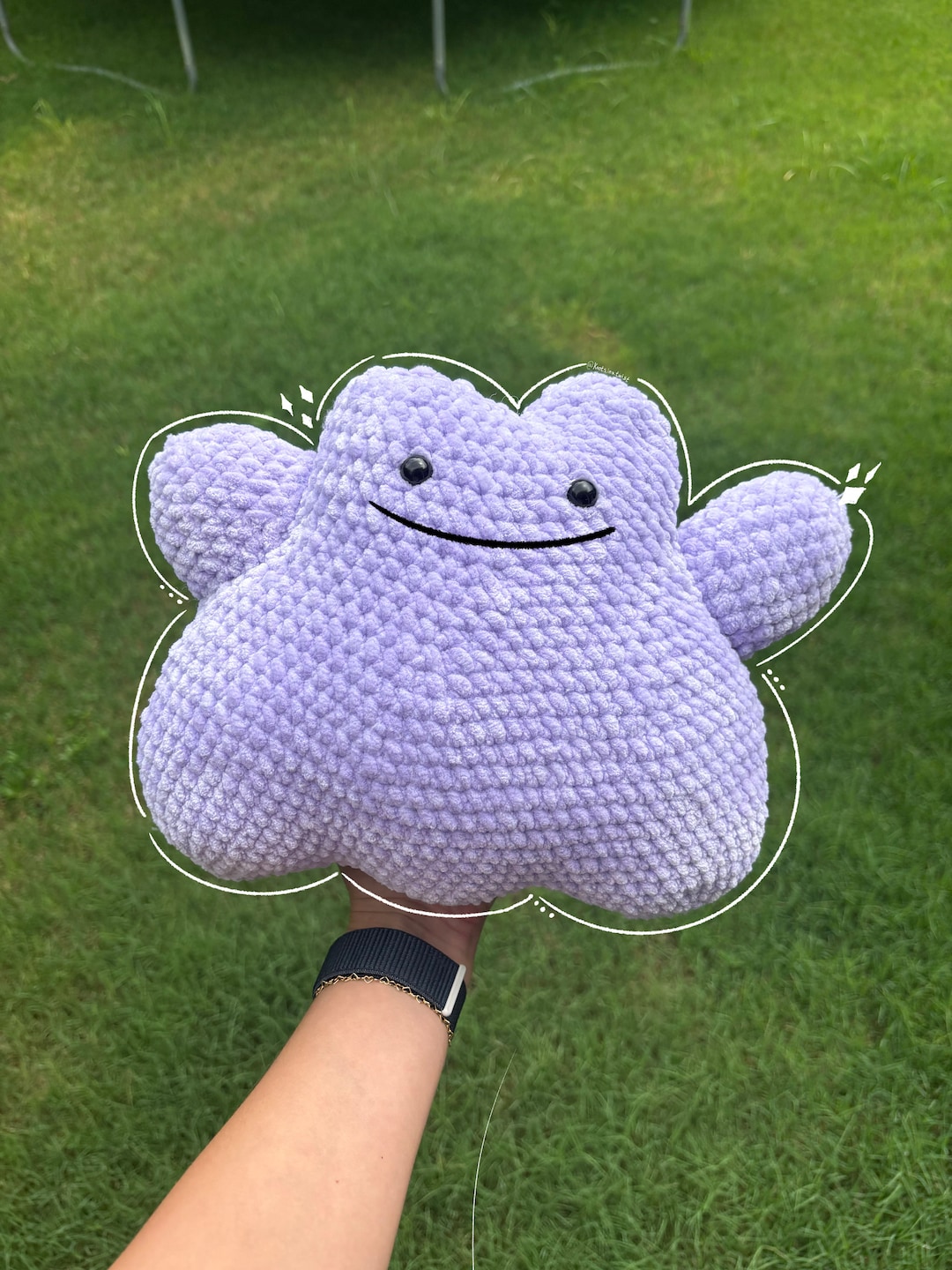 Crochet Amigurumi Ditto Pokémon - Etsy