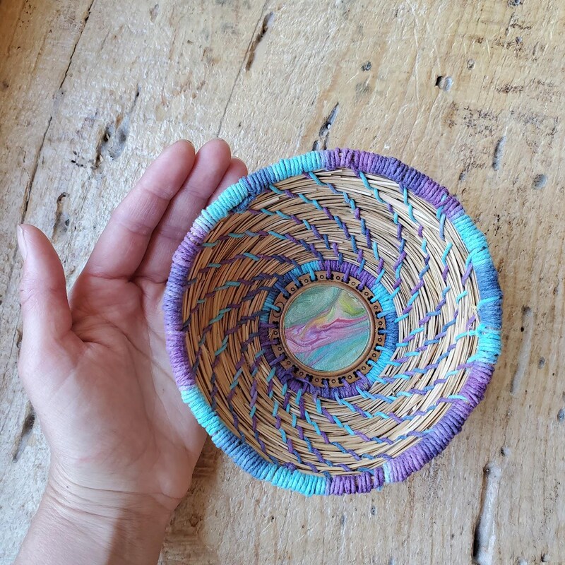 Pine Needle Basket - Etsy