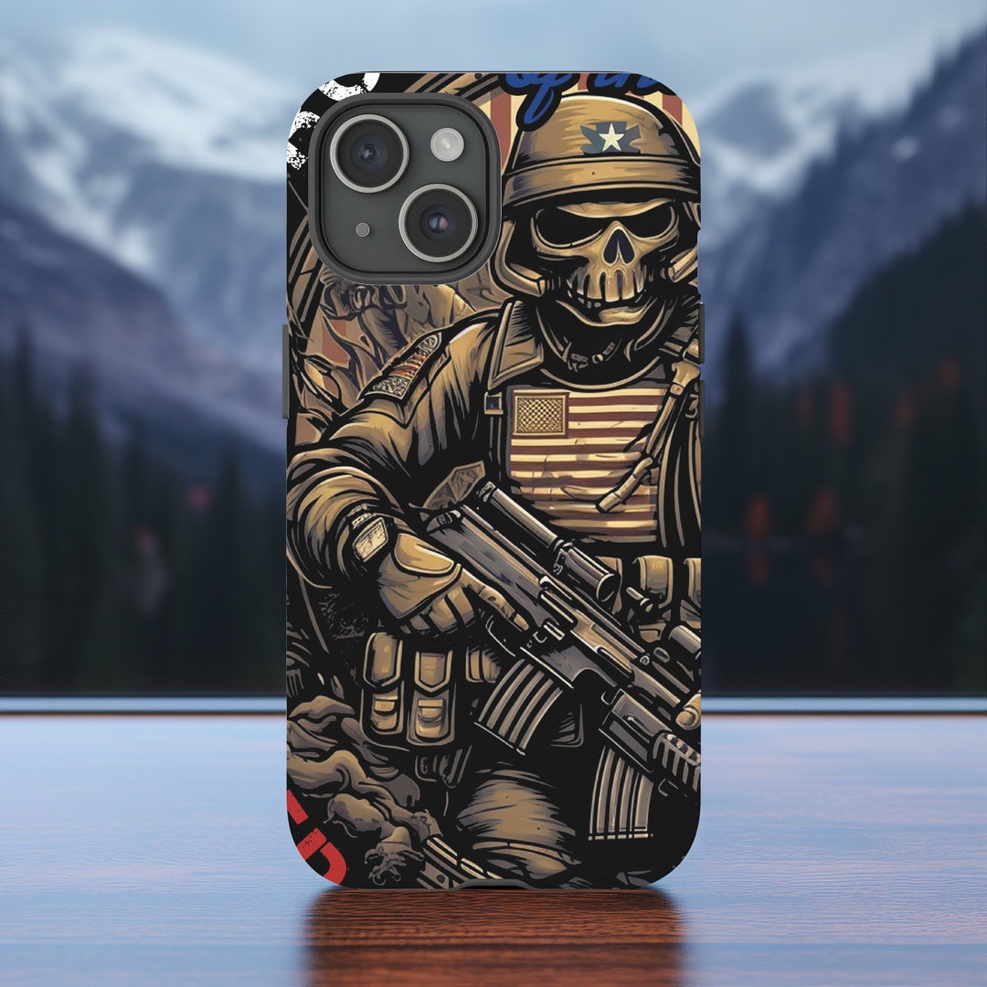 Military Theme iPhone Case, iPhone 15, iPhone 14, iPhone 13 Case ...