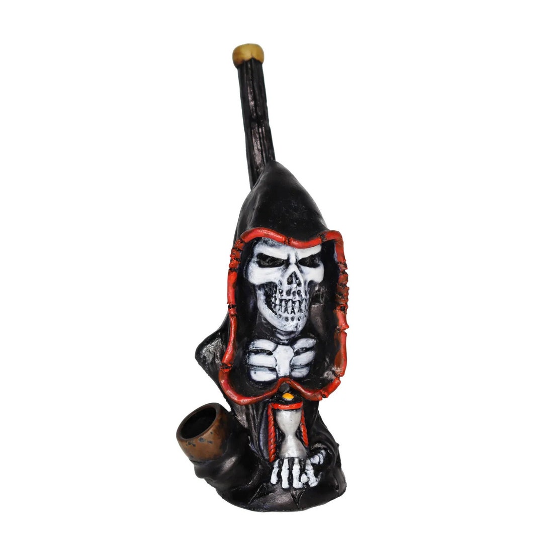 Grim Reaper Pipe Cermaic Pipe Bamboo Pipe Wood Pipe Unique Pipe Novelty ...