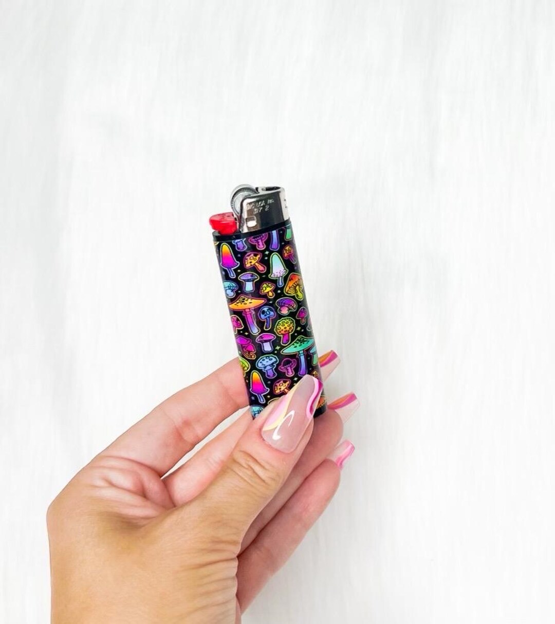 Neon Mushrooms Lighter Cute Lighter Girly Lighter Unique Lighter ...