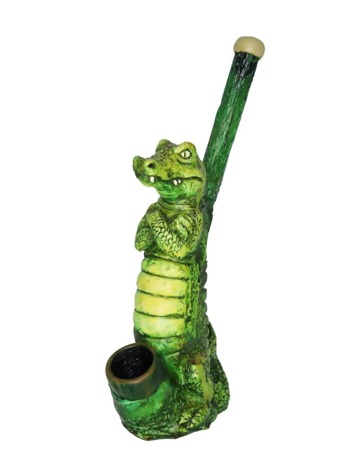 Mad Alligator Tobacco Pipe Cermaic Pipe Bamboo Pipe Wood Pipe Unique ...