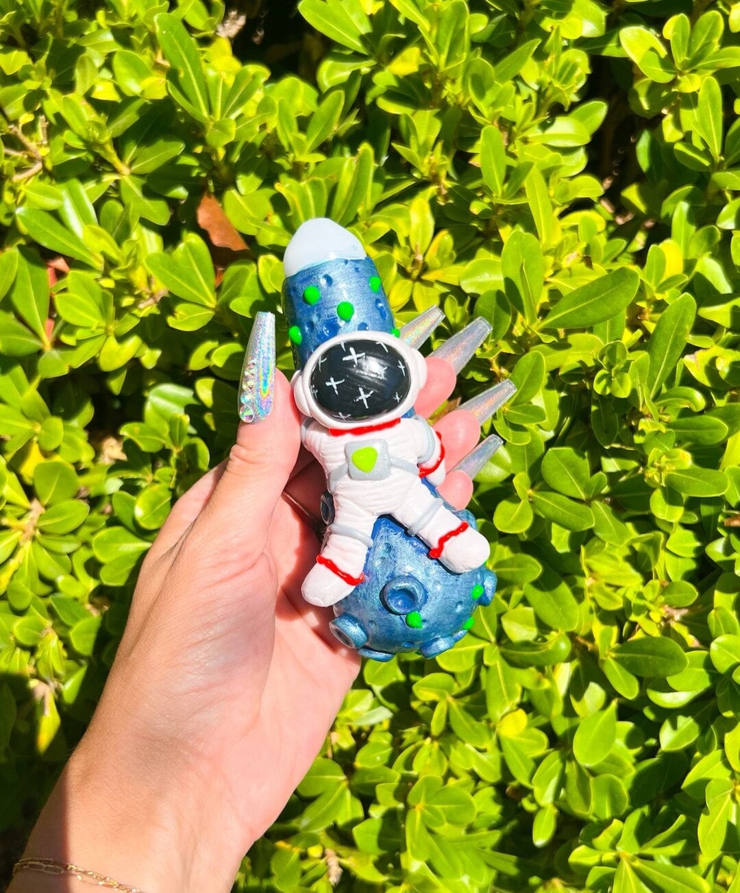 Space Astronaut Hand Pipe Space Pipe Girly Pipe Cute Planet Hand Pipe ...