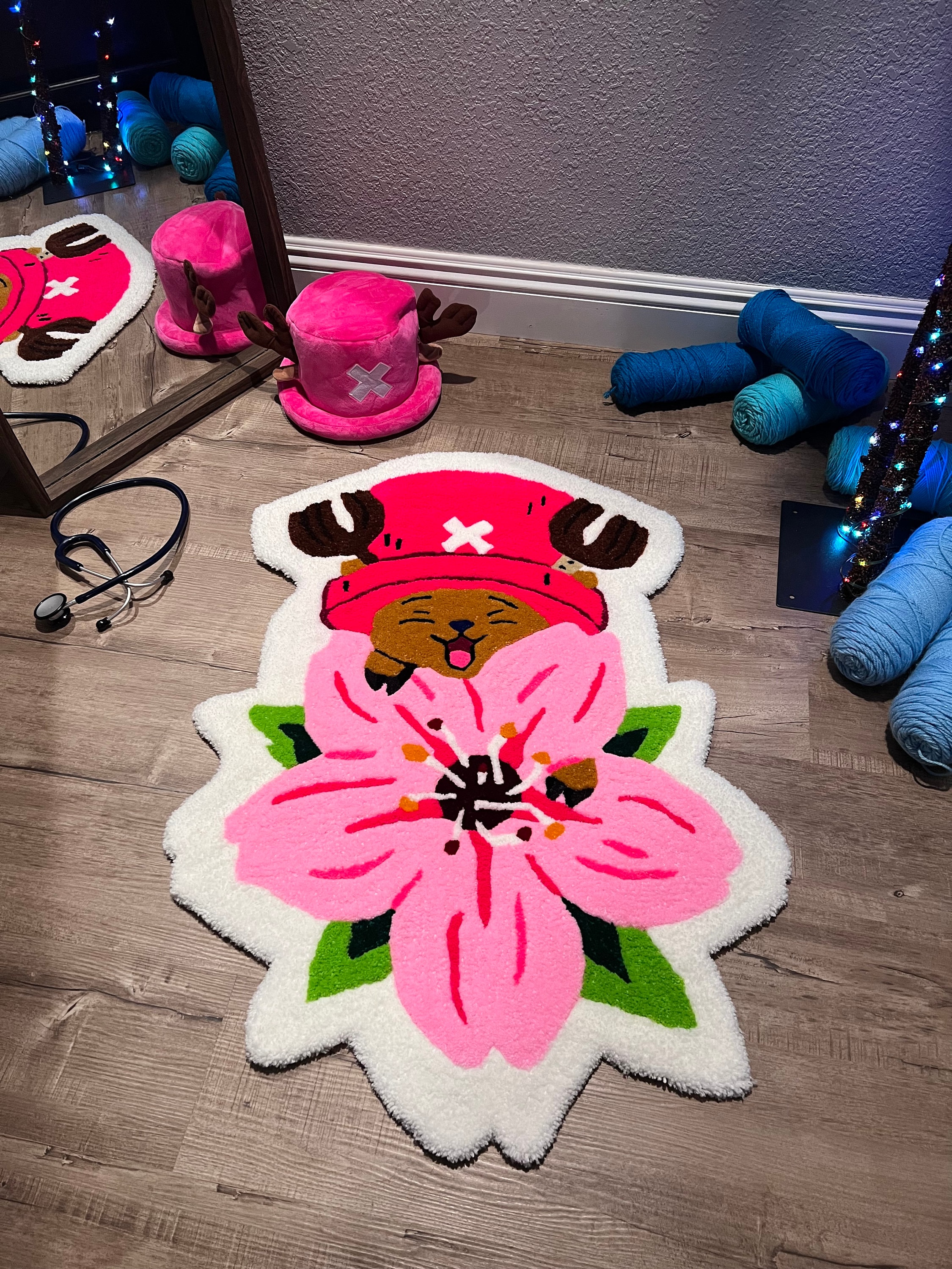 Best Doctor/ Cherry Blossom Rug - Etsy