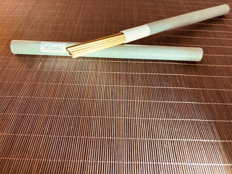 Hinoki Cypress Incense Sticks: Japanese Cedar, Zen Meditation (40 ...