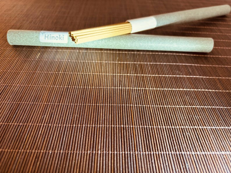 Hinoki Cypress Incense Sticks: Japanese Cedar, Zen Meditation (40 ...