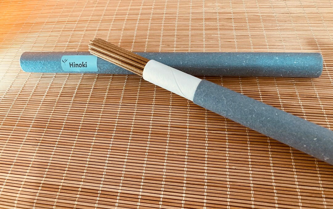 Hinoki Cypress Incense High Quality Japanese Cedar Hand Dipped Japanese ...