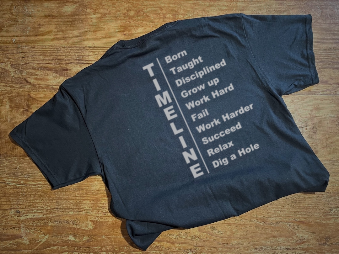 TIMELINE Tee #DH242 - Etsy