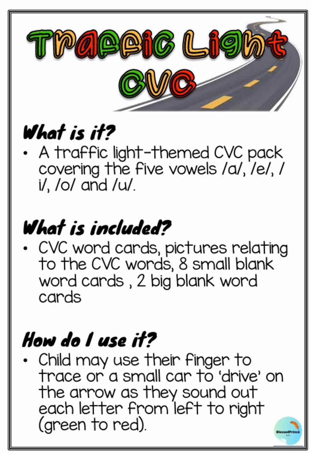 CVC Traffic Light Activity Pack Kindergarten Phonics Letters - Etsy