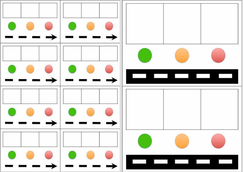CVC Traffic Light Activity Pack Kindergarten Phonics Letters - Etsy