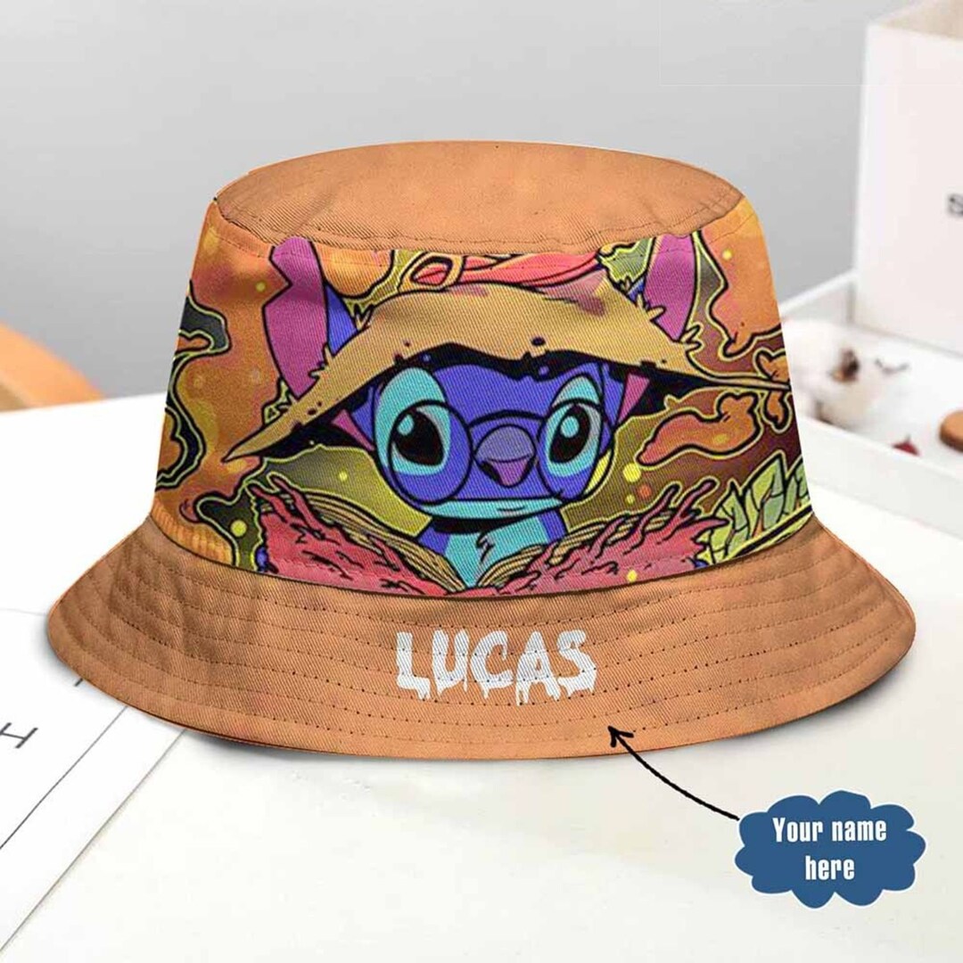 Smart Stitch Bucket Hat Disney Lilo and Stitch Bucket Hat - Etsy