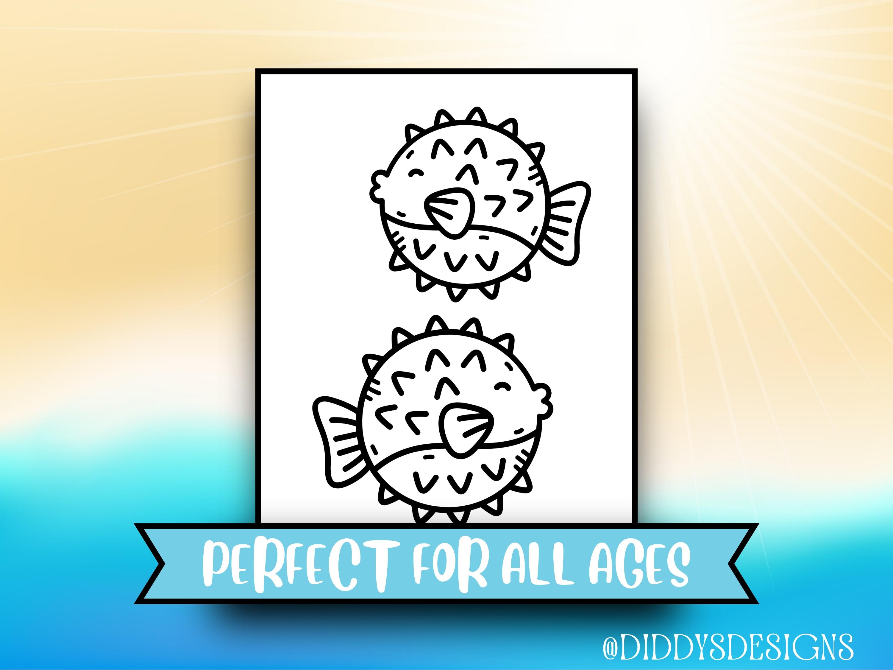25 Beach Coloring Pages | Large Print | for Adults and Kids | Digital ...