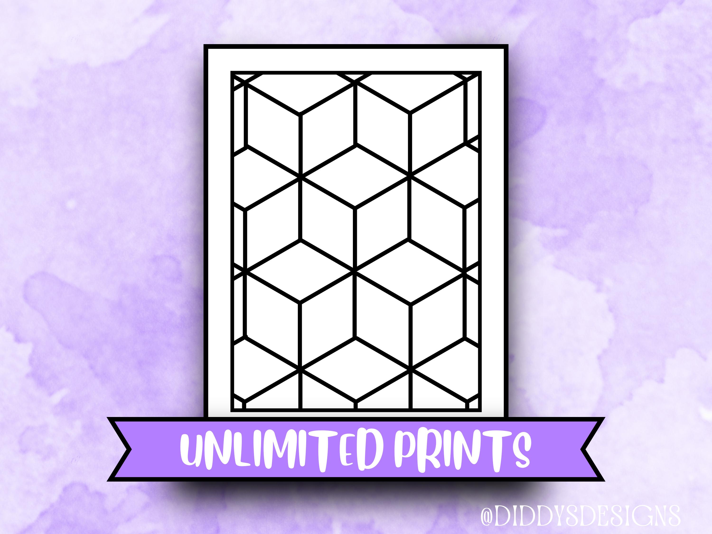 15 Satisfying Patterns | Bold Print Coloring Pages | for Adults and ...
