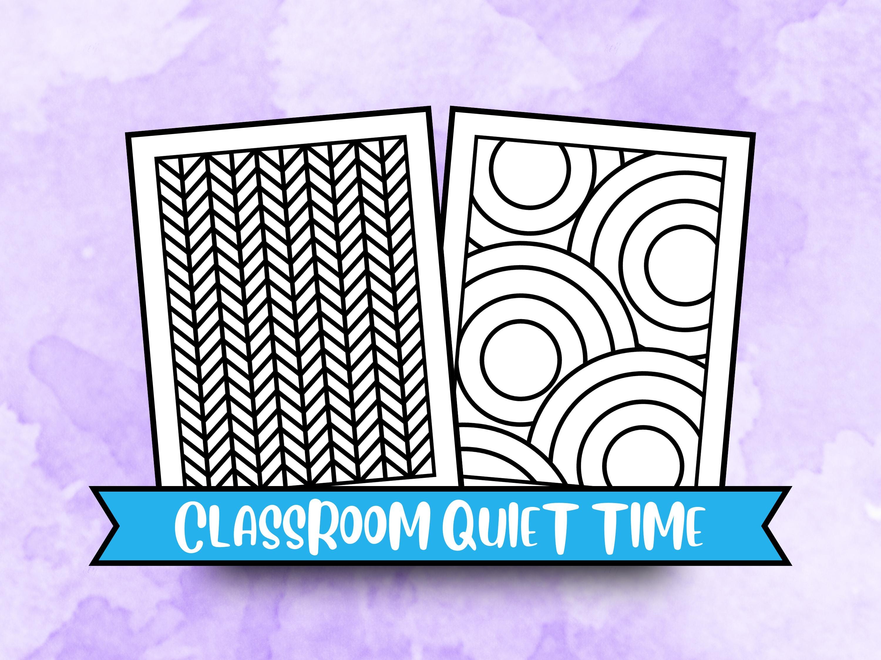 15 Satisfying Patterns | Bold Print Coloring Pages | for Adults and ...