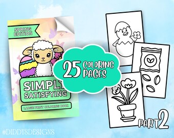 25 Spring Coloring Pages: Large Print, Easter & St. Patrick's Day ...