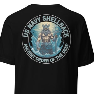 Ancient Order of the Deep US Navy Shellback Navy Veteran T-shirt - Etsy