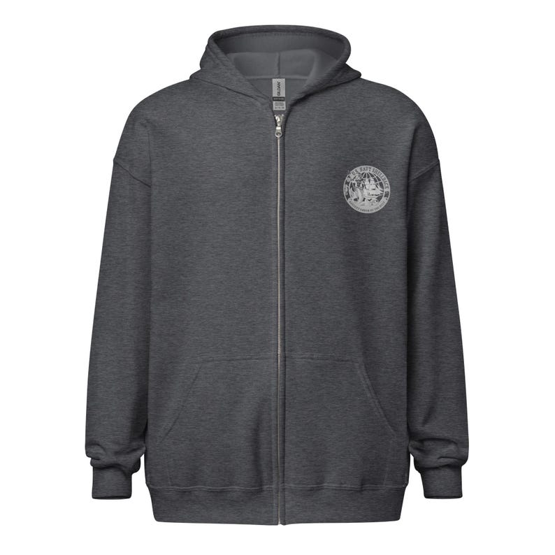US Navy Shellback Ancient Order of the Deep Navy Zip Hoodie Navy ...