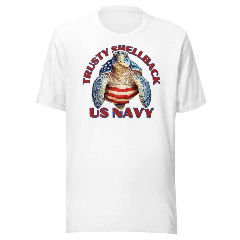 Trusty Shellback US Navy Veteran USN T-shirt - Etsy
