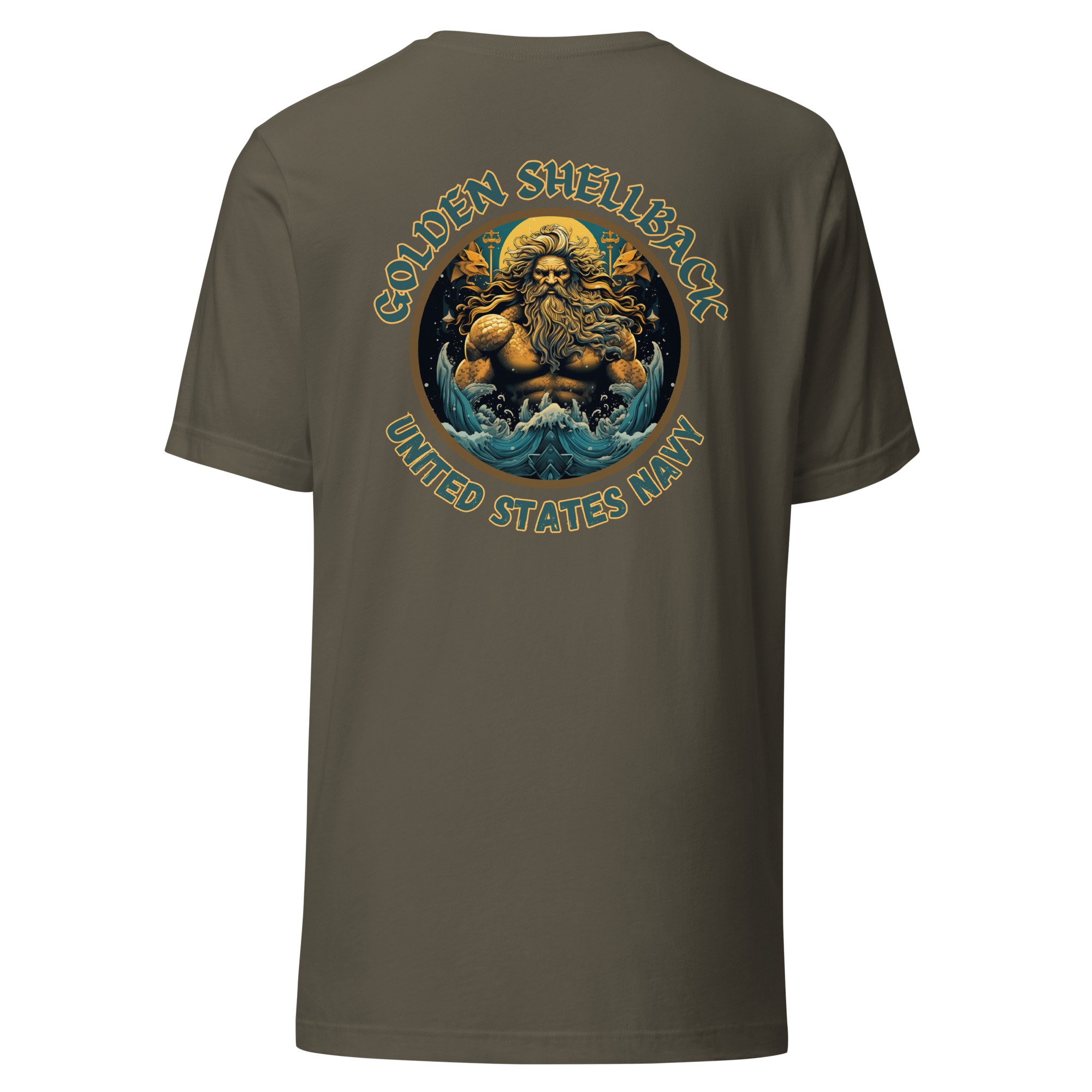 Golden Shellback Shirt US Navy T-shirt Navy Veteran Shellback T-shirt ...