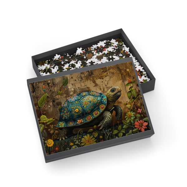 Turtle Puzzle - Etsy