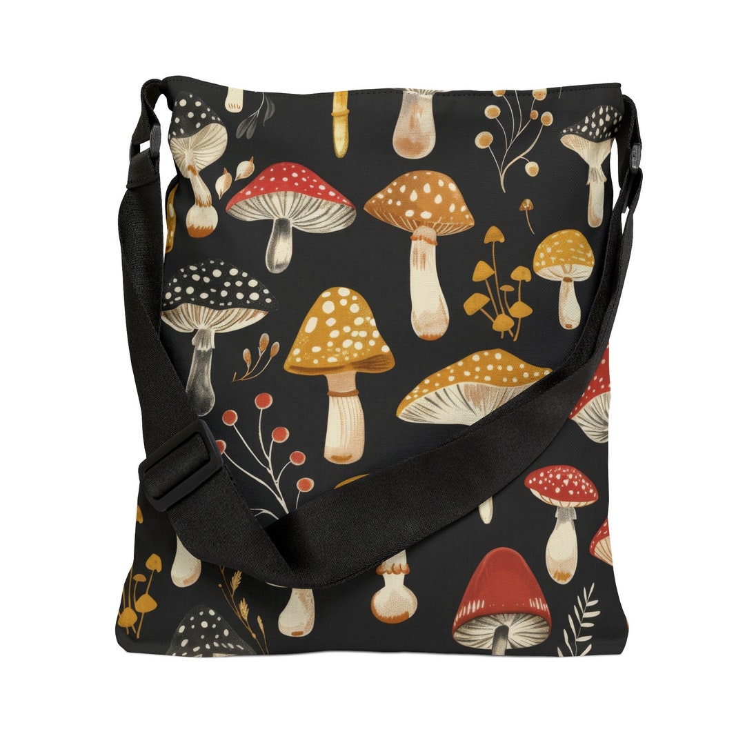 Whimsigoth Tote Bag - Adjustable Strap - Cute Tote With Zipper Pocket ...