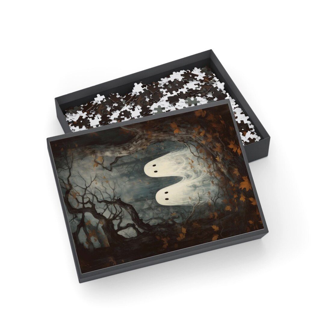 Ghosts in Forest - Ghosts Jigsaw Puzzle (500, 1000 Piece) Halloween ...