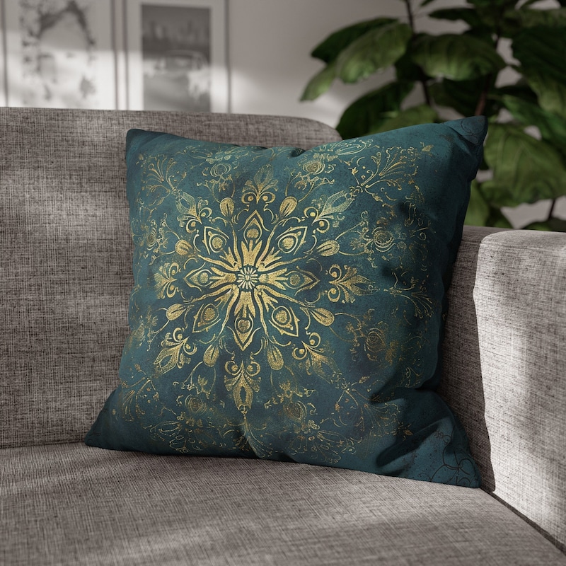 Mandala Pillow - Etsy