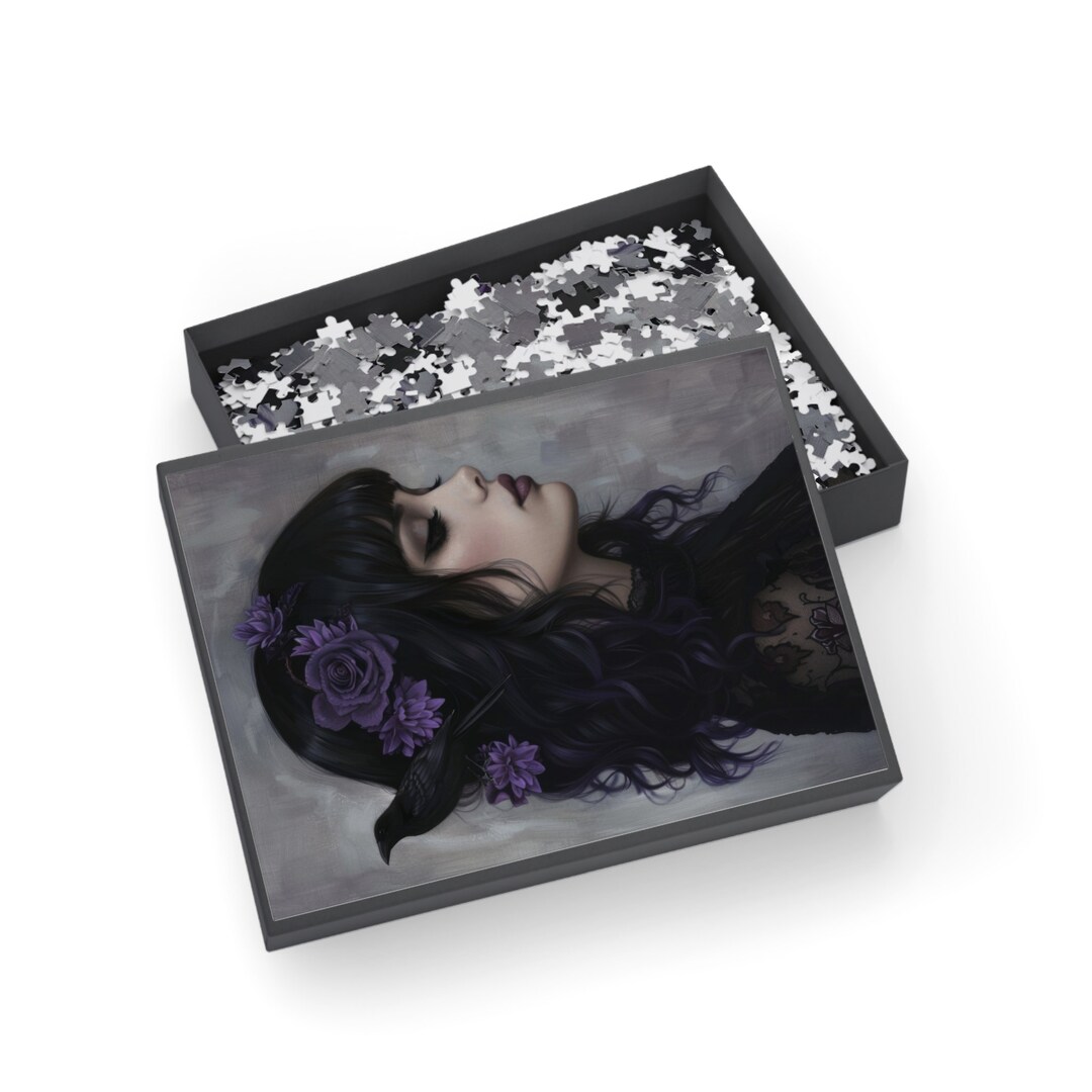 Gothic Girl Art Puzzle Premium Adult Jigsaw Puzzle 500, 1000 Piece ...